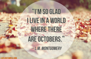 Sweet, Sweet October – Seasons of Light