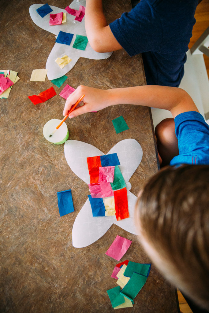 Tissue Paper Stained Glass Butterflies – Seasons of Light