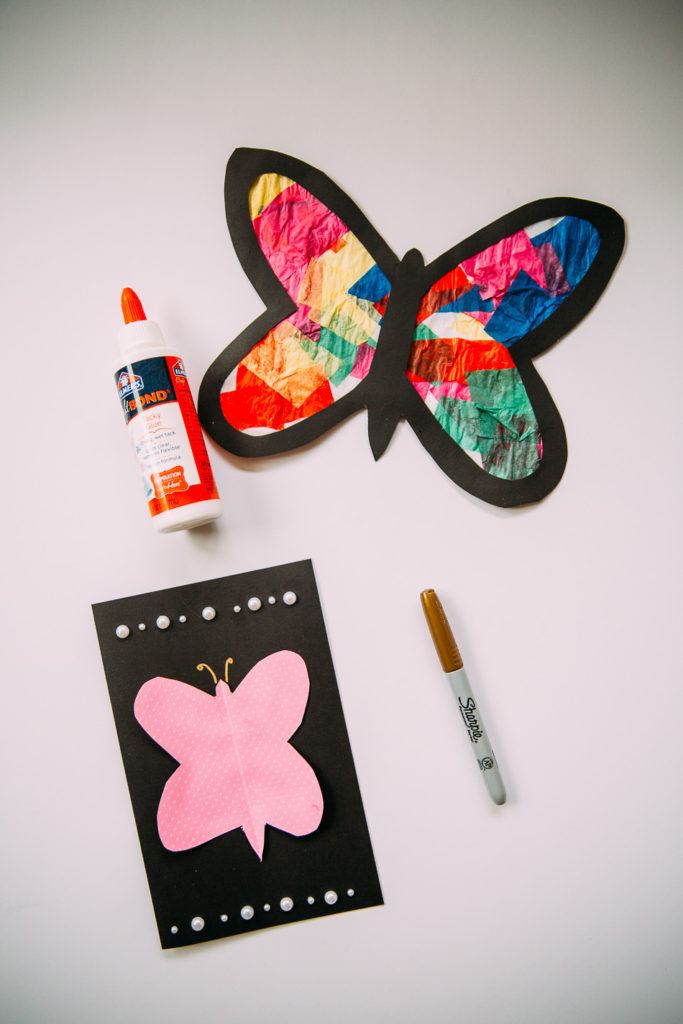 Tissue Paper Stained Glass Butterflies – Seasons of Light