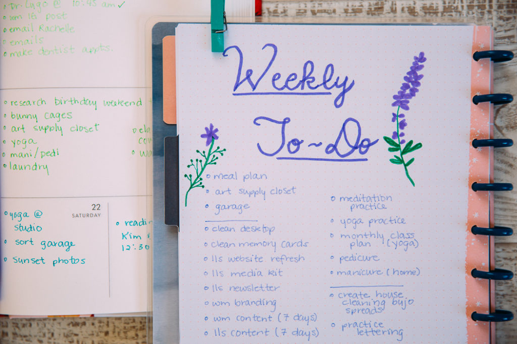 My Weekly & Daily To-Do List Method – Live Love Simple