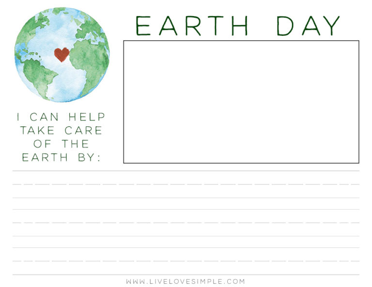 Free Earth Day Printable – Live Love Simple